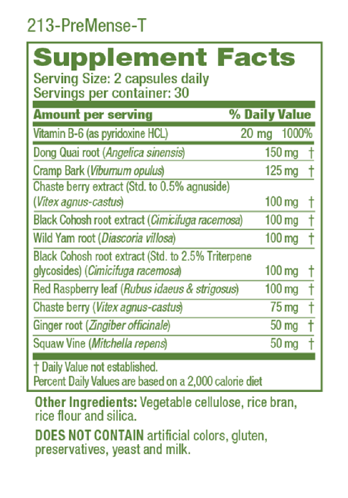 Pre-Mense-T™ – 60 ct